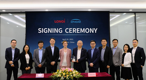 LONGi strengthens commercial cooperation with Engie to accelerate the ...