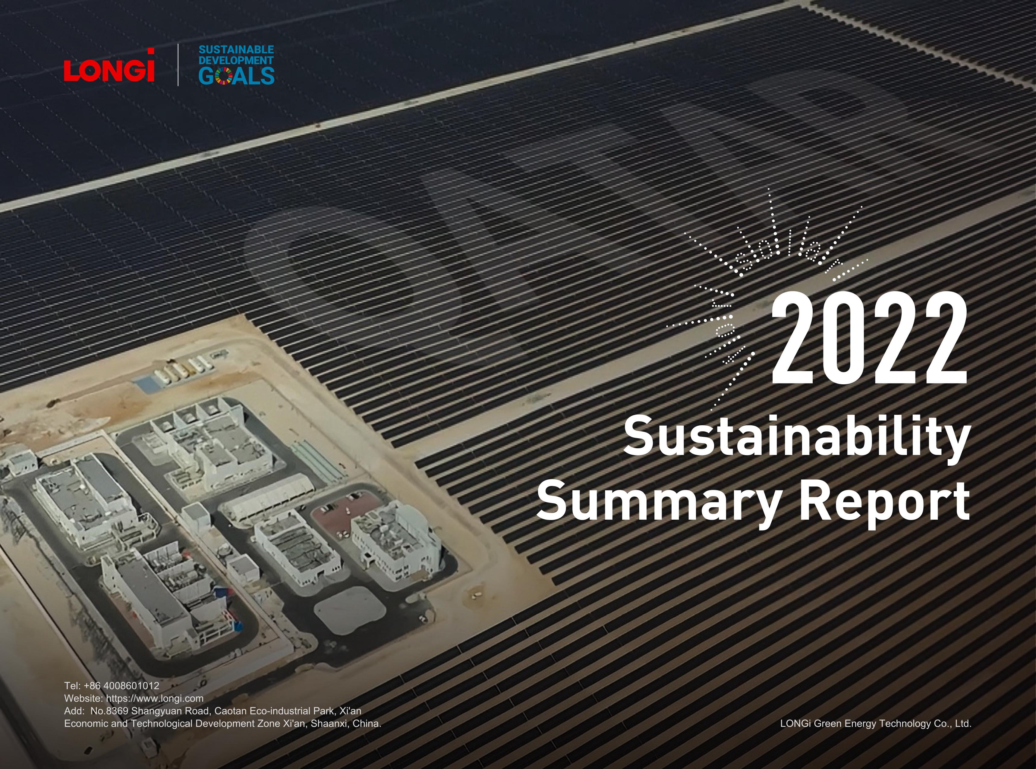 LONGi releases its ESG Summary Report at Intersolar Europe, presenting ...