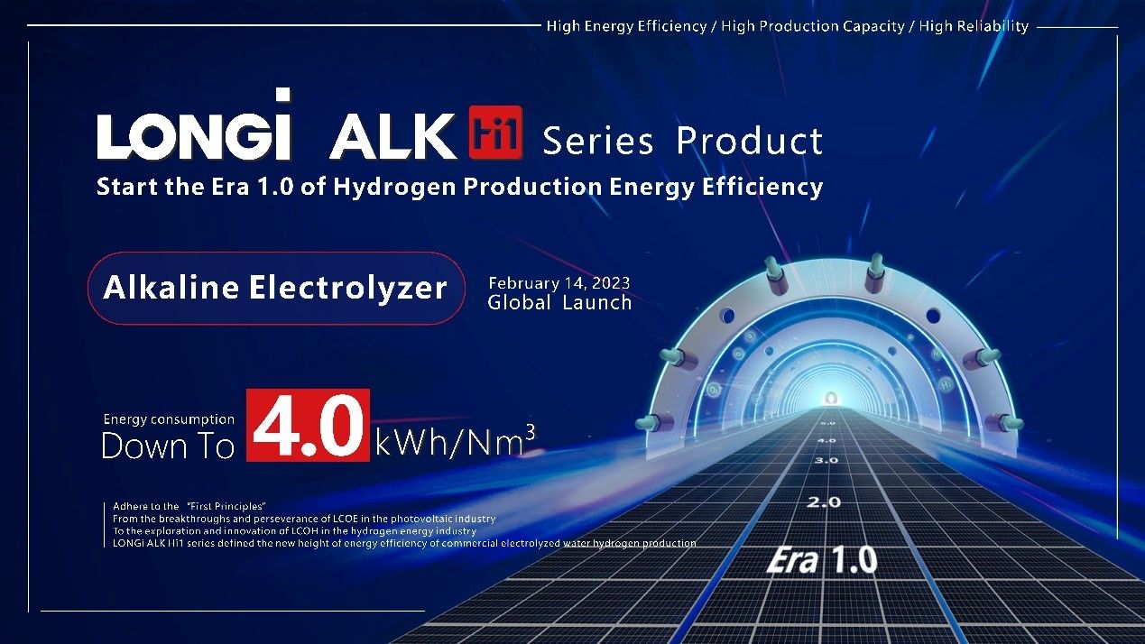 4.0 kWh/Nm³! LONGi Hydrogen launches new generation of electrolyzed ...