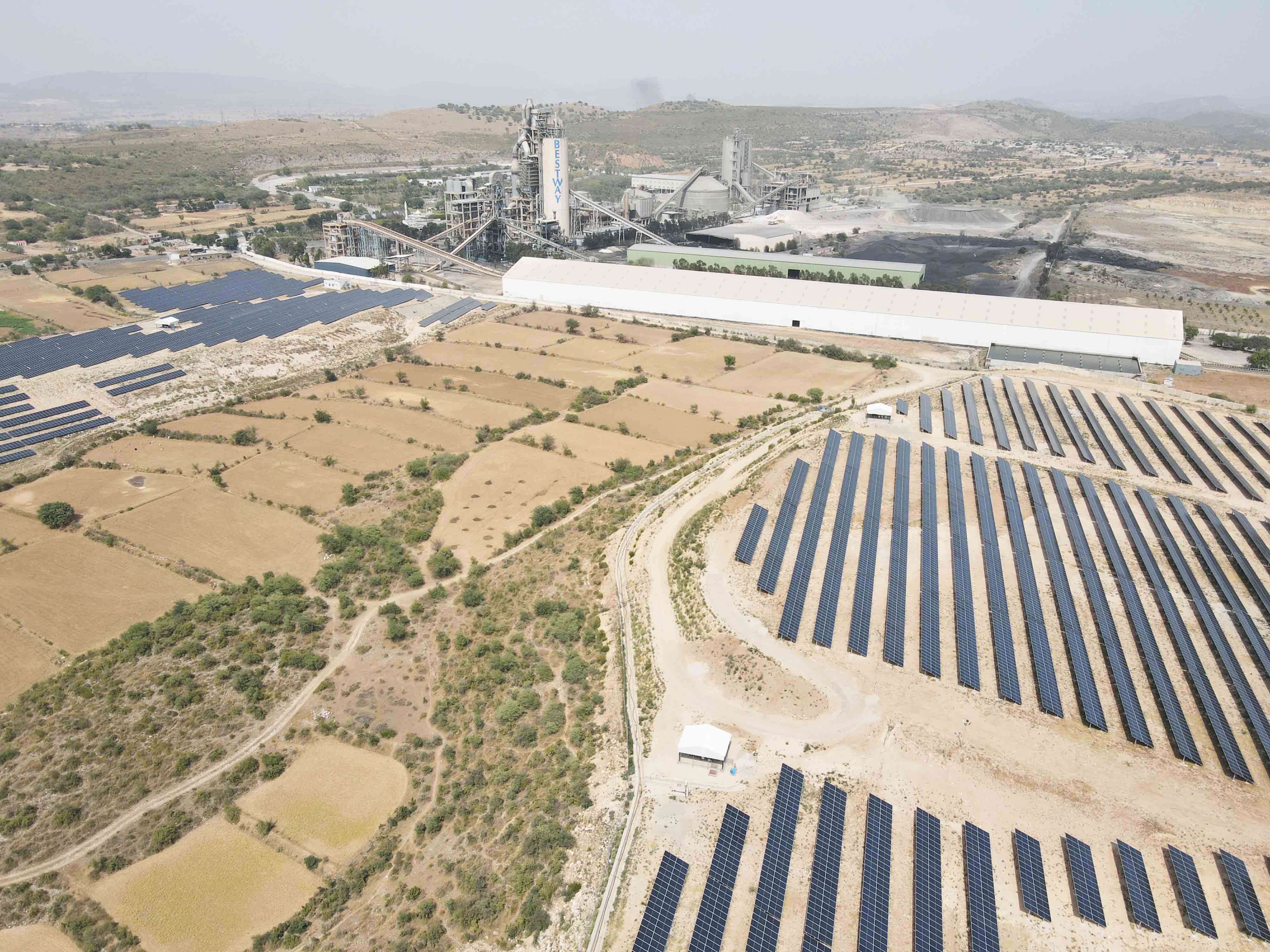 LONGi Bestway Cement Plant Phase III 14.8MW Ground-mounted Power ...