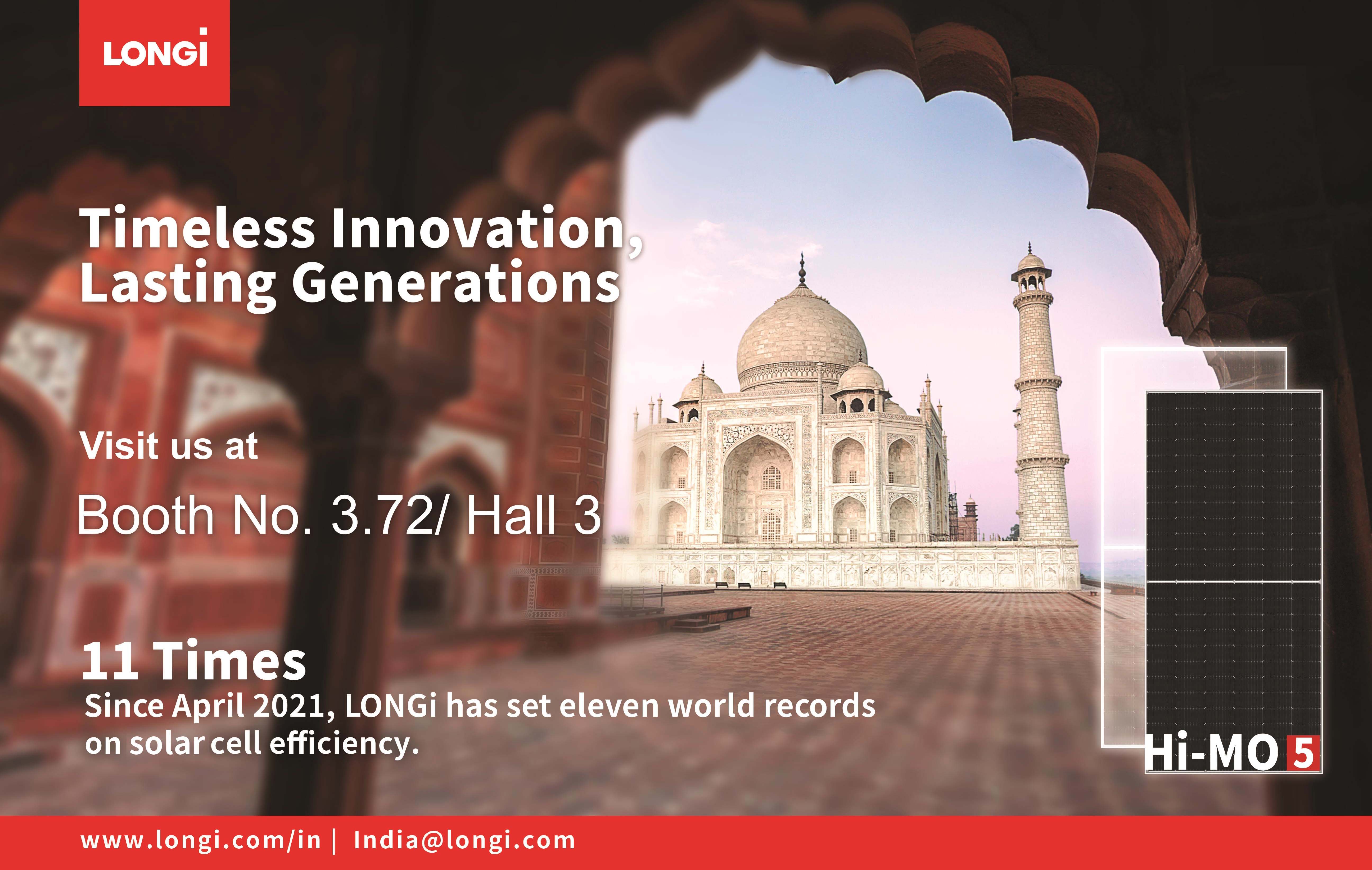 LONGi is to showcase its award-winning Hi-MO 5 Series at the Renewable ...